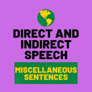 Direct and Indirect Speech Dialogue Examples with Answers